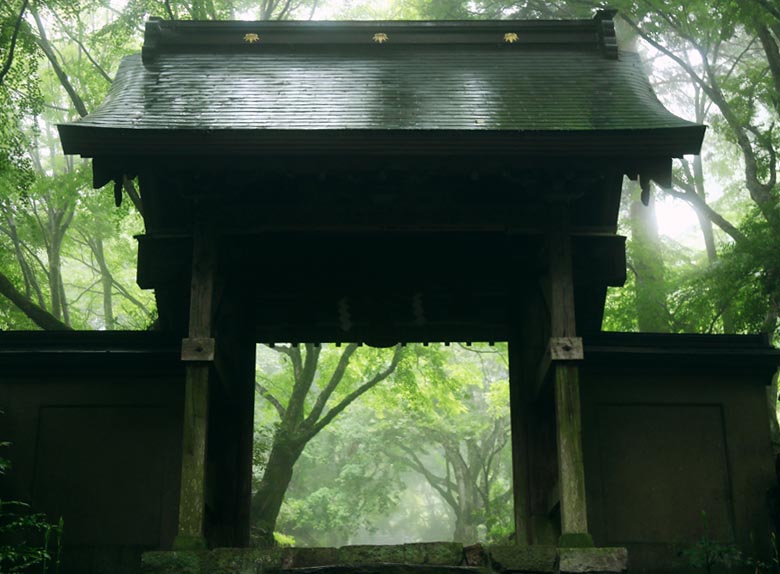 Photo Petr Horčička. Japonský budhismus. Chrám z roku 718. Futagoji